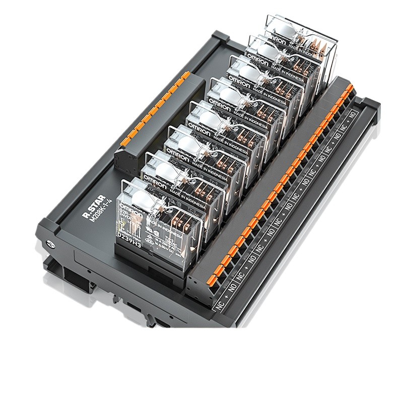 Omron relay module 8-way 16-way 24V/12 electromagnetic intermediate ...