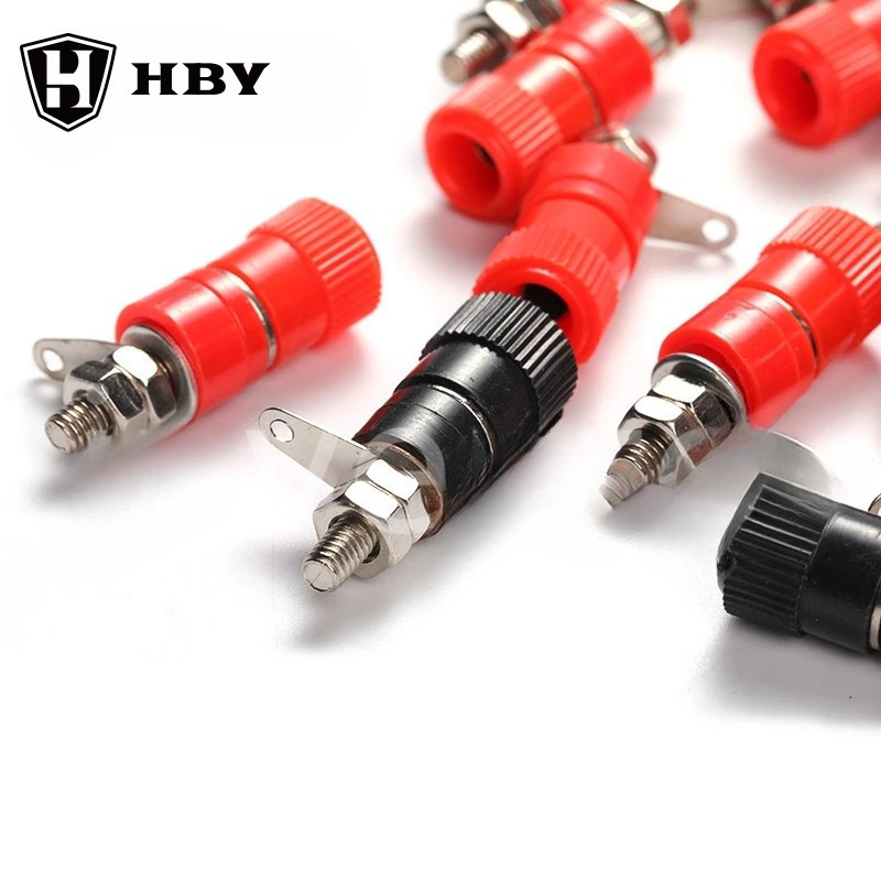 10PCS Socket Terminal Blocks JS-910B JS-919 4mm Amplifier Connector ...