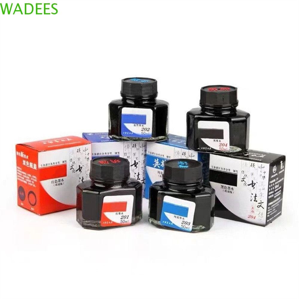 WADEES Fountain Pen Ink Children School Supplies Pen Refill Red Blue ...