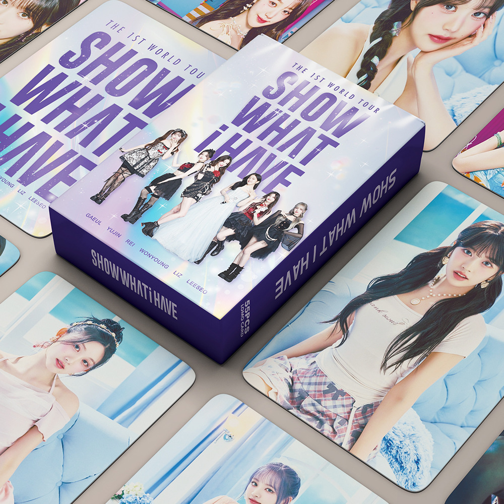55pcs IVE CRUSH Photocards SHOW WHAT I HAVE World Tour ELEVEN SWITCH ...
