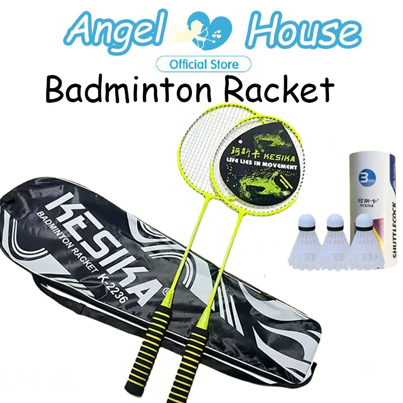 Angel House Original By Beginners Badminton Racket Set Training Durable ...