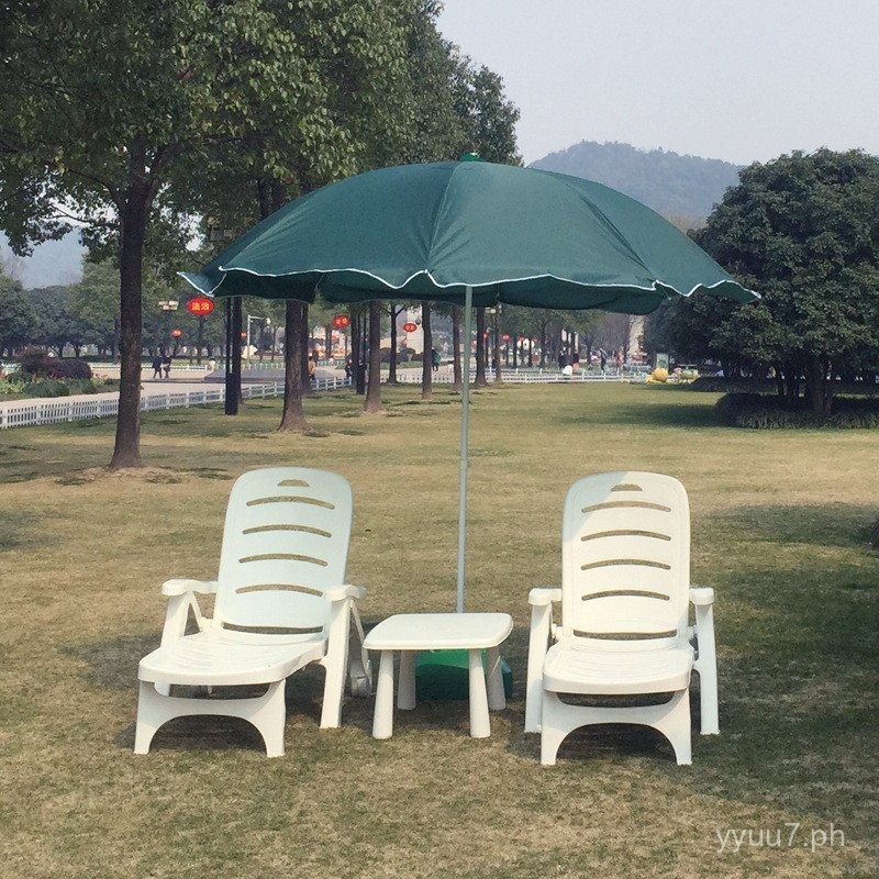 Plastic Beach Chair Swimming Pool Lying Chair Folding Chair Outdoor ...