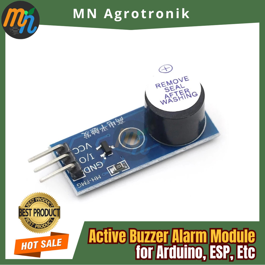 Active Buzzer Alarm Module for Arduino, ESP, etc | Shopee Philippines