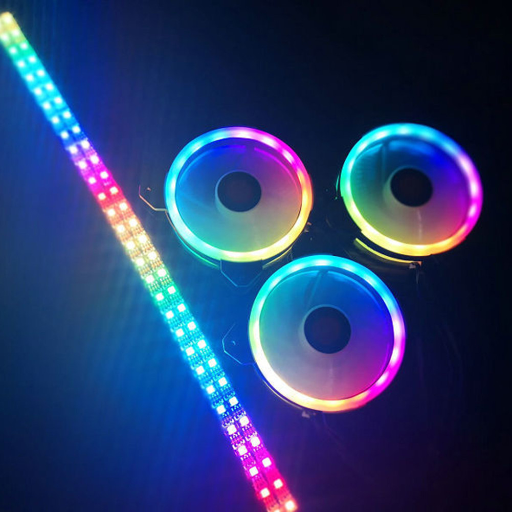 [bigbag.ph] COOLMOON 12cm Small 6 Pin RGB PC Case Cooling Fan Cooler ...