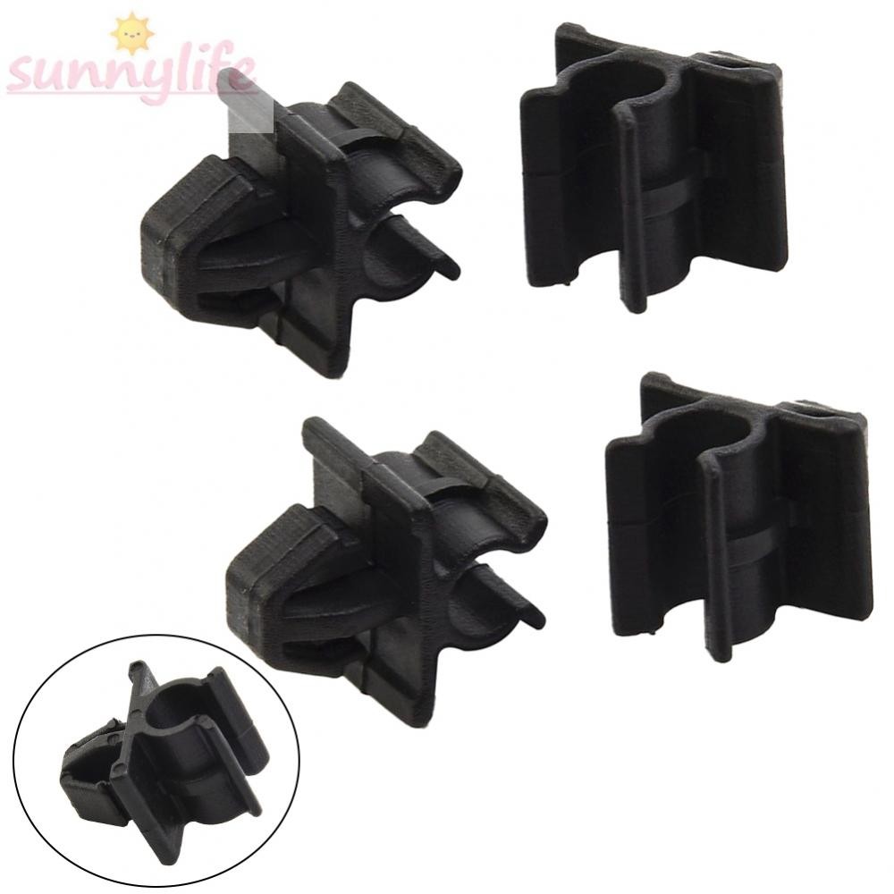 Black Plastic Support Clamp Holder Clips for Nissan Car Hood PropRod ...