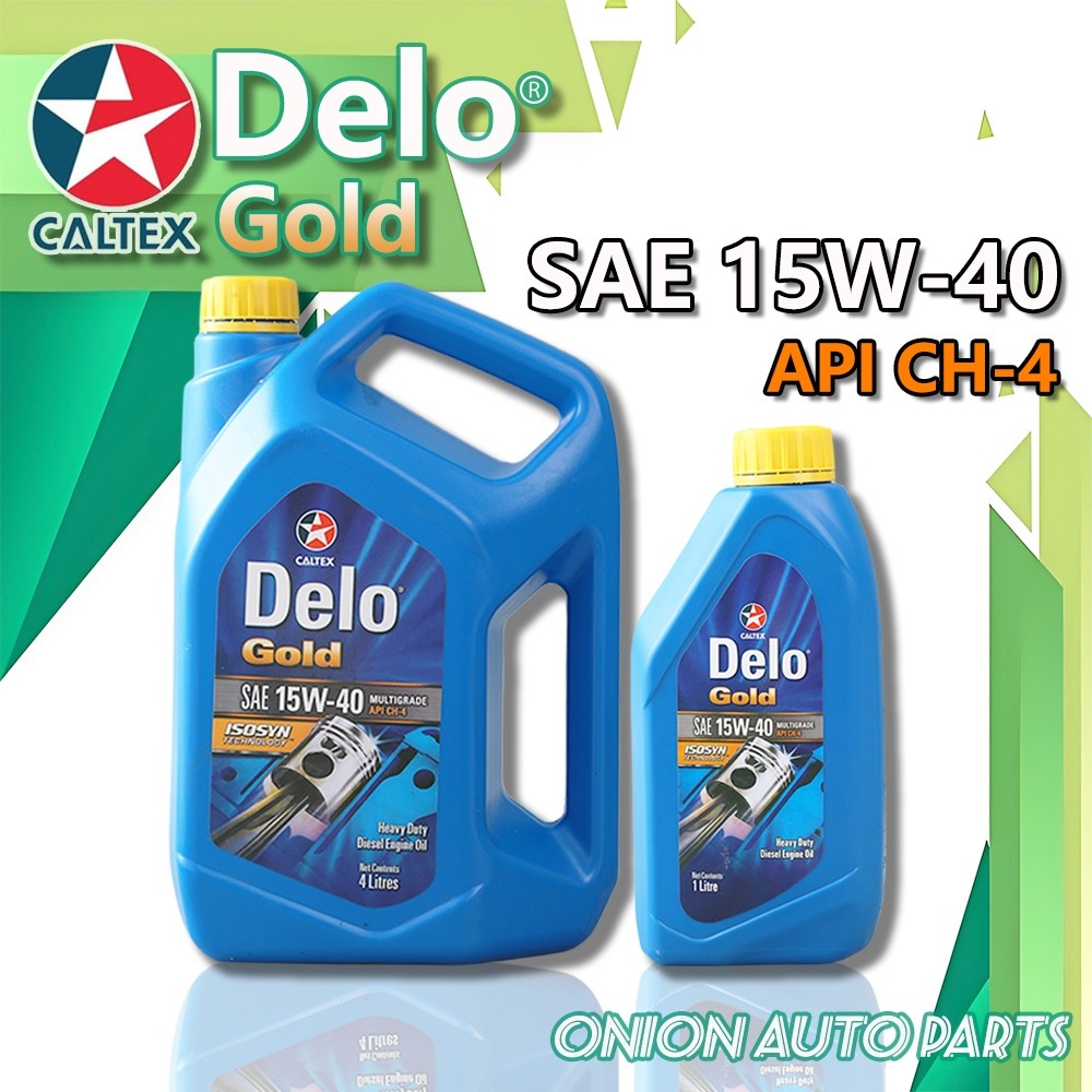 Delo Gold Multigrade Heavy Duty Diesel 15W-40 1-4L for Toyota ...