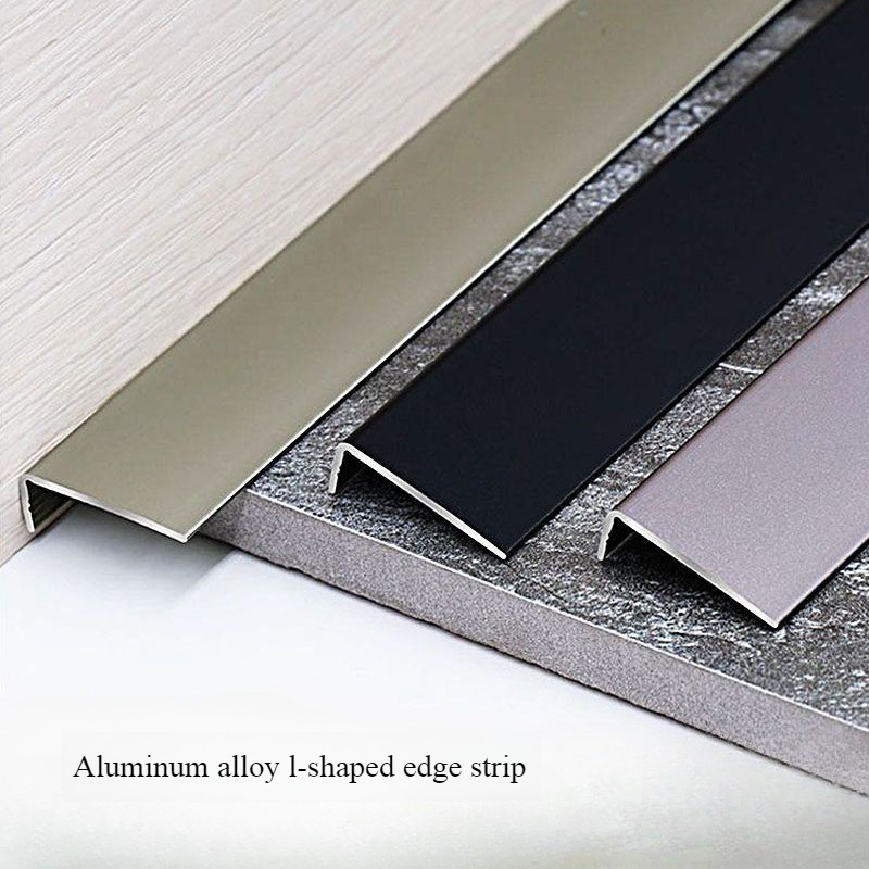 7-character aluminum alloy edge strip, tile closure line, wood floor ...