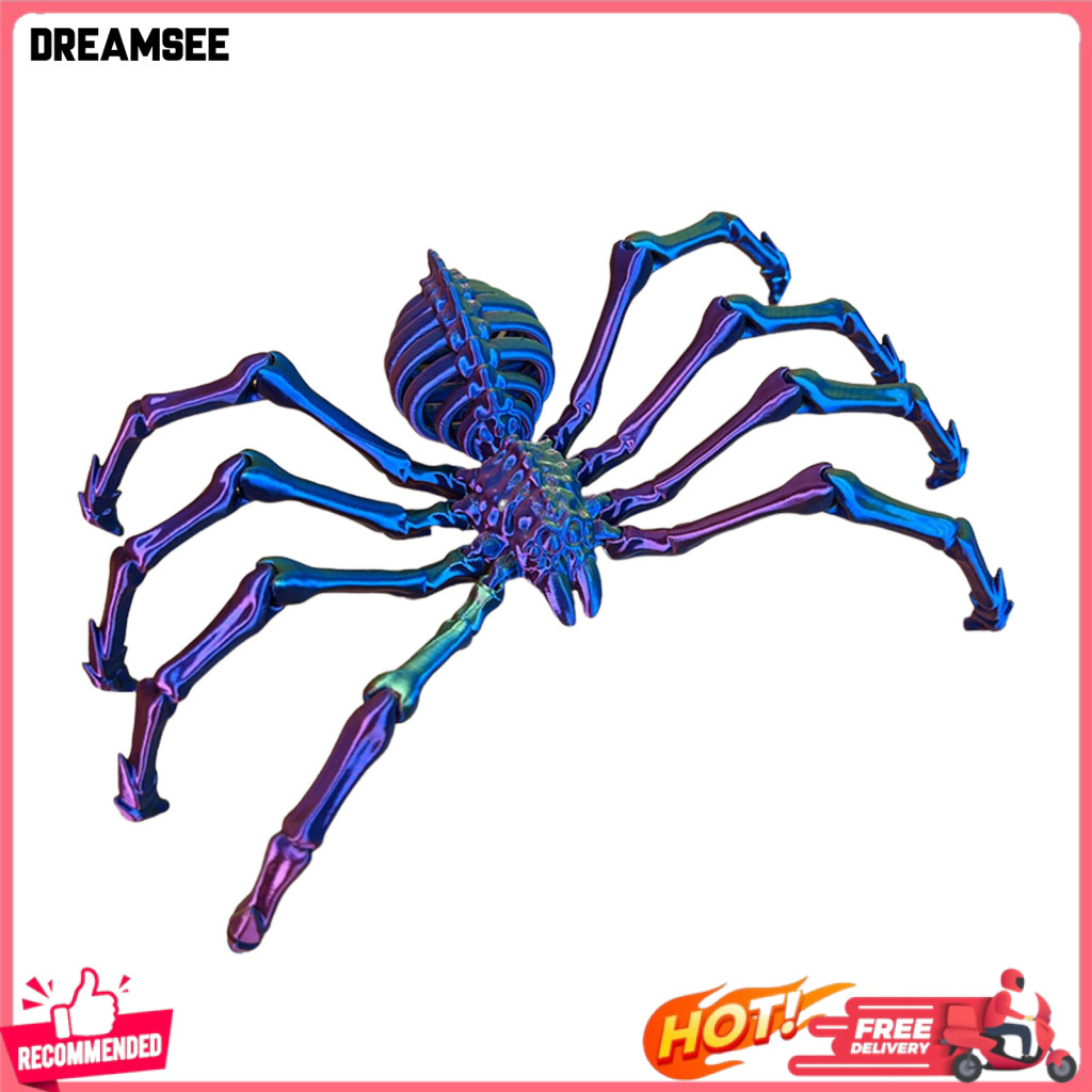 New* Halloween Spider Figurine Anxiety Relief Spider Toy Glow-in-the ...