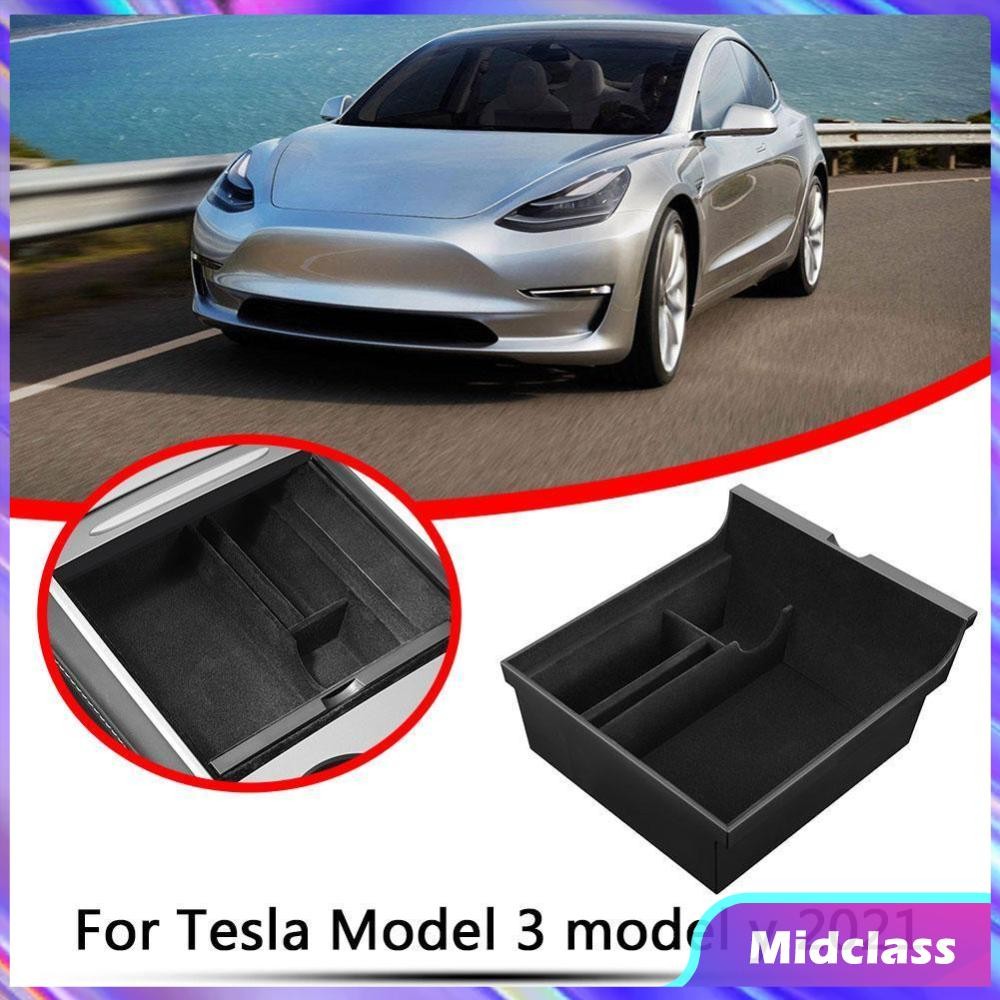UK Center Console Flocking Organizer for Tesla Model 3 Y 2021 Armrest ...