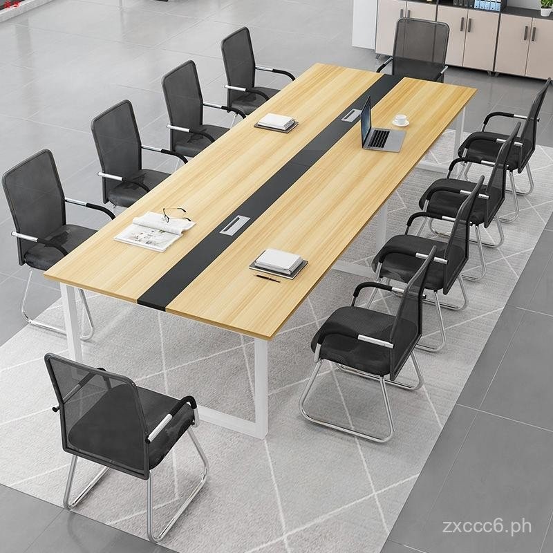 Conference Table Long Table Simple Modern Office Table and Chair ...