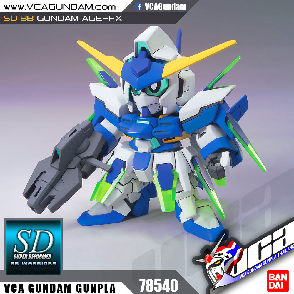 BANDAI GUNPLA BB WARRIOR SDBB SD GUNDAM AGE-FX CUTE ACTION FIGURE TOY VCA | Shopee Philippines