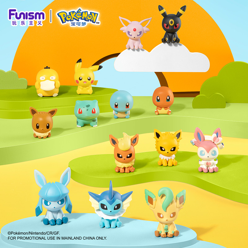Genuine Pokemon Little Adventure Series Figure Pikachu Desktop ...