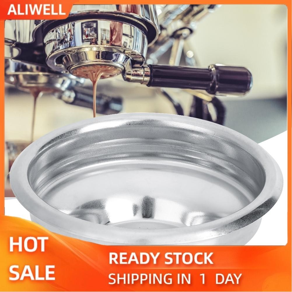 Aliwell Bottomless Filter Stainless Semiautomatic Coffee Machine Basket ...