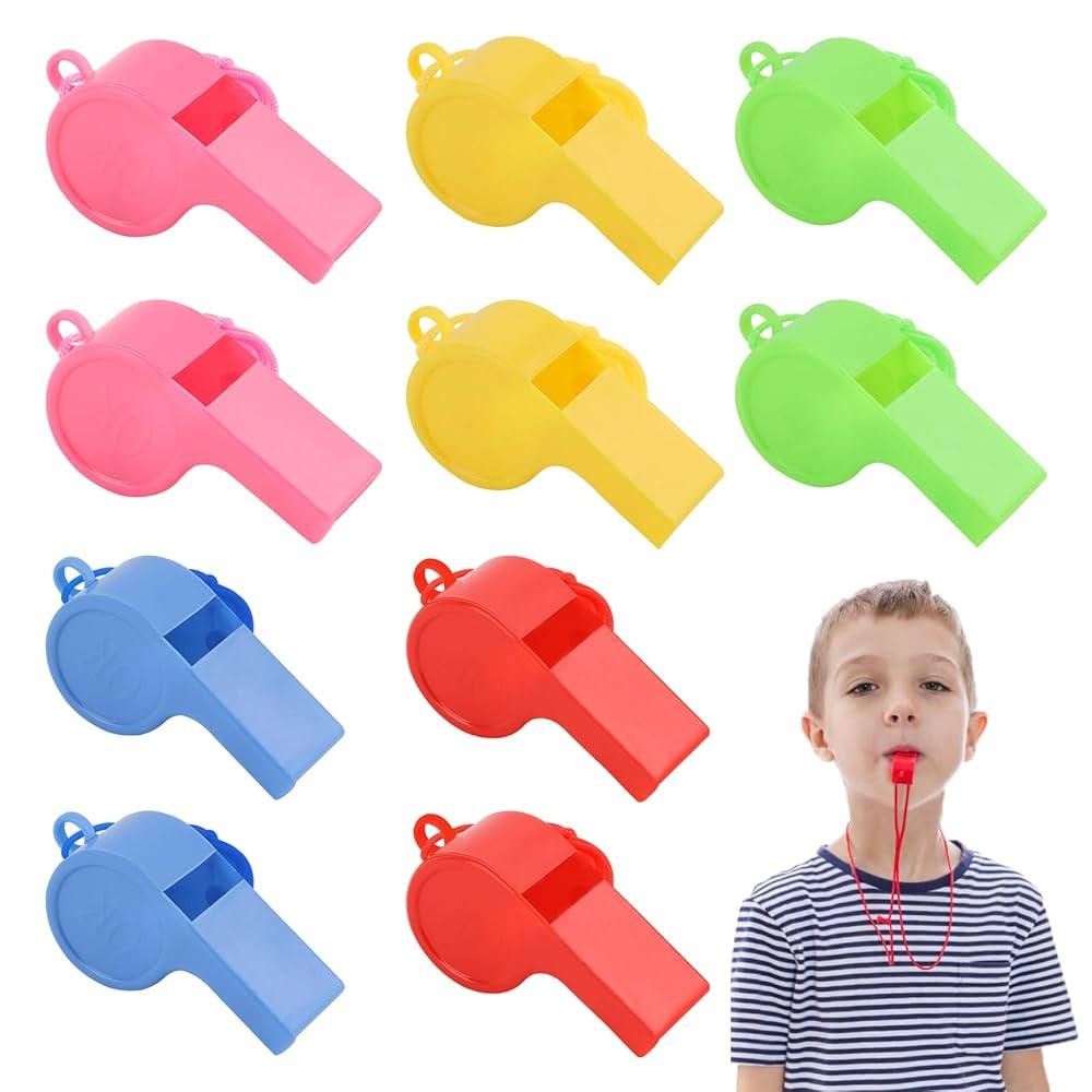 1pc Plastic Whistle Pito with Lanyard for Sports and Safety Use ...