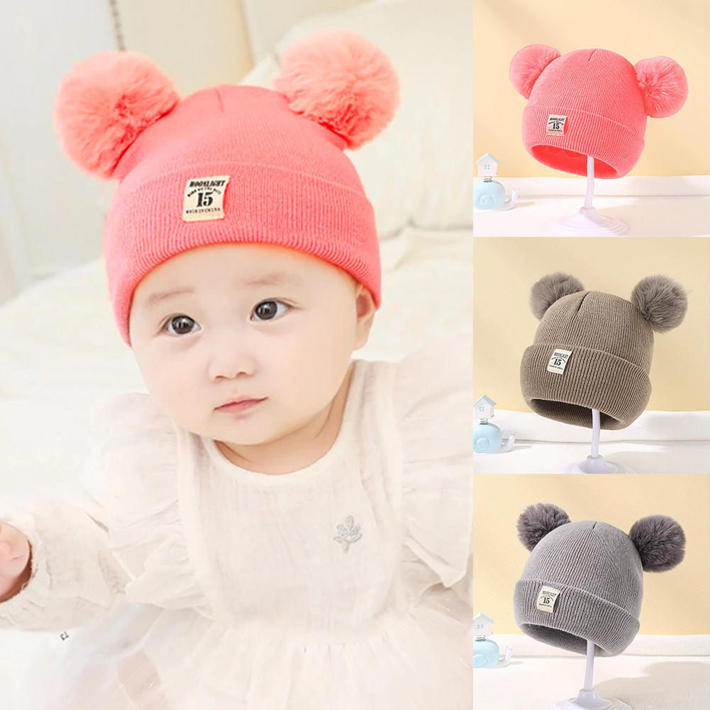 Newborn Baby Bonet: Soft Knitted Hat for 0-12 Months, Winter Warmth ...