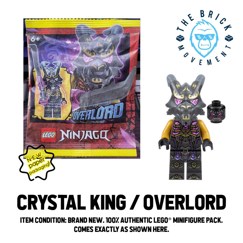 NINJAGO Crystal King / Overlord Foil Pack | Shopee Philippines