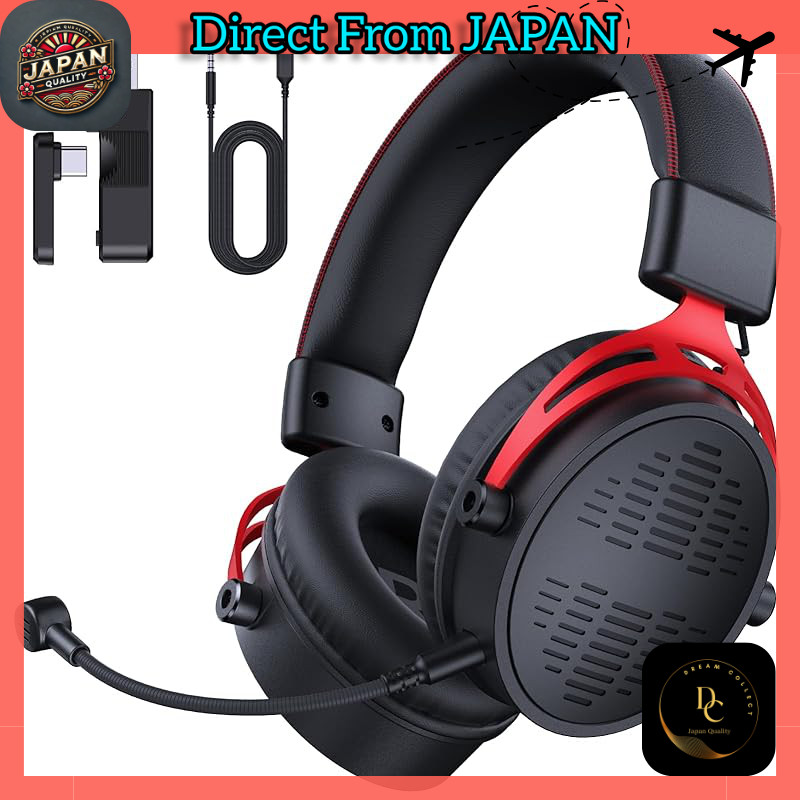 4-in-1 Wireless Gaming Headset with Low Latency - USB/Type-C/Bluetooth ...