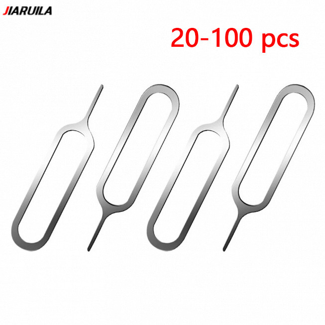 20-100 PCS Sim Card Tray Remover Eject Ejector Pin Key Tool For Phone ...