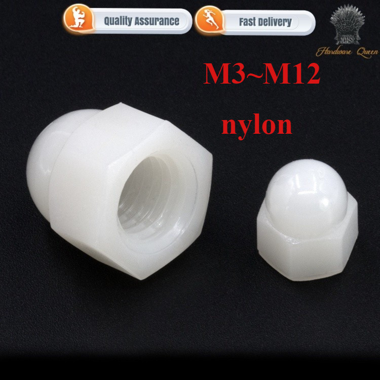 [QP6] Hex Nut, Bolt Cap Lock, PA66 Nylon Cap Nut Nut Plastic Cap ...