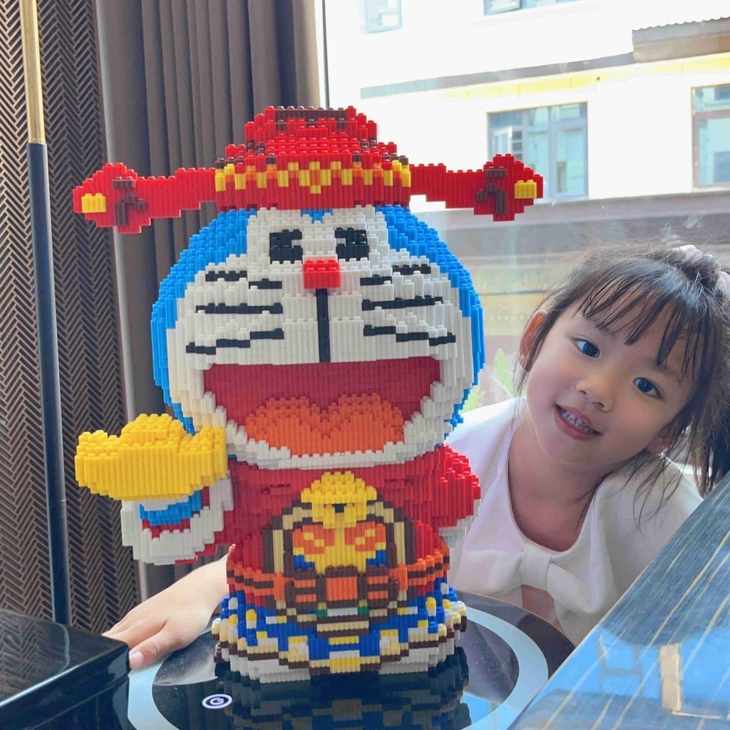 God of Wealth Doraemon Compatible Building Blocks High Difficulty ...