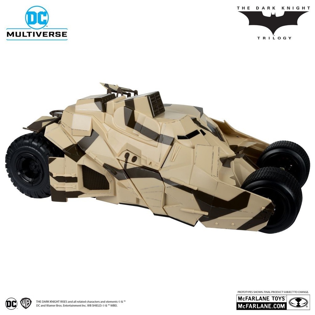 [BTF]Macfarlane Dark Knight Batmobile Camouflage Edition Movable Manual ...
