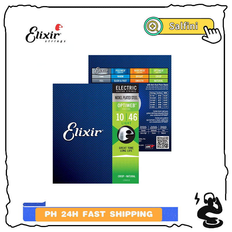 Elixir Pop Rock Electric Guitar String Selected Music Digit String ...