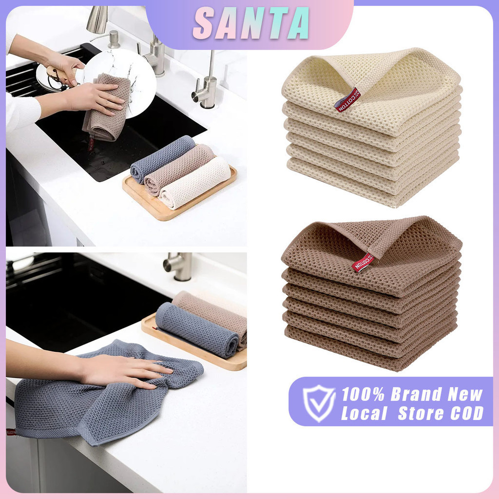 Waffle Towel Coffee Machine Cleaning Bar Towel Absorbent Super Soft ...