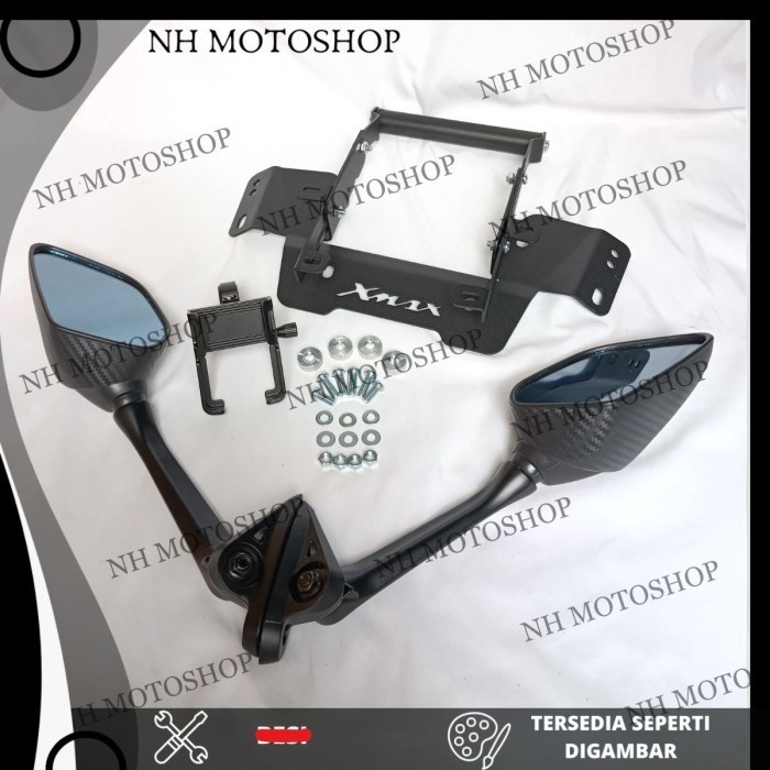 PACKAGE OF SERVO SERPO R25 MIRROR BRACKETS AND ALUMINUM HP HOLDER ...