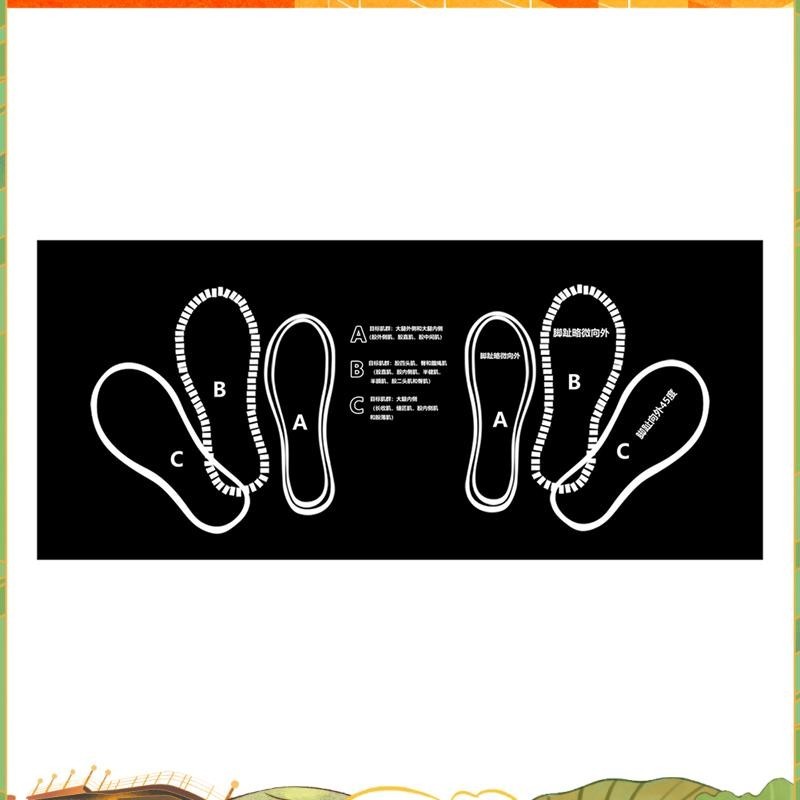 Squat Mat,Squat Step Positions Knee Mat Msquat Mat with Foot Position ...