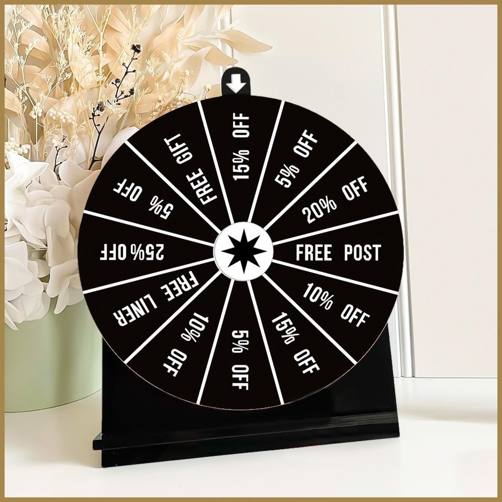 Spin the Wheel Game with Stand Multipurpose Spin Prize Wheel Raffle ...