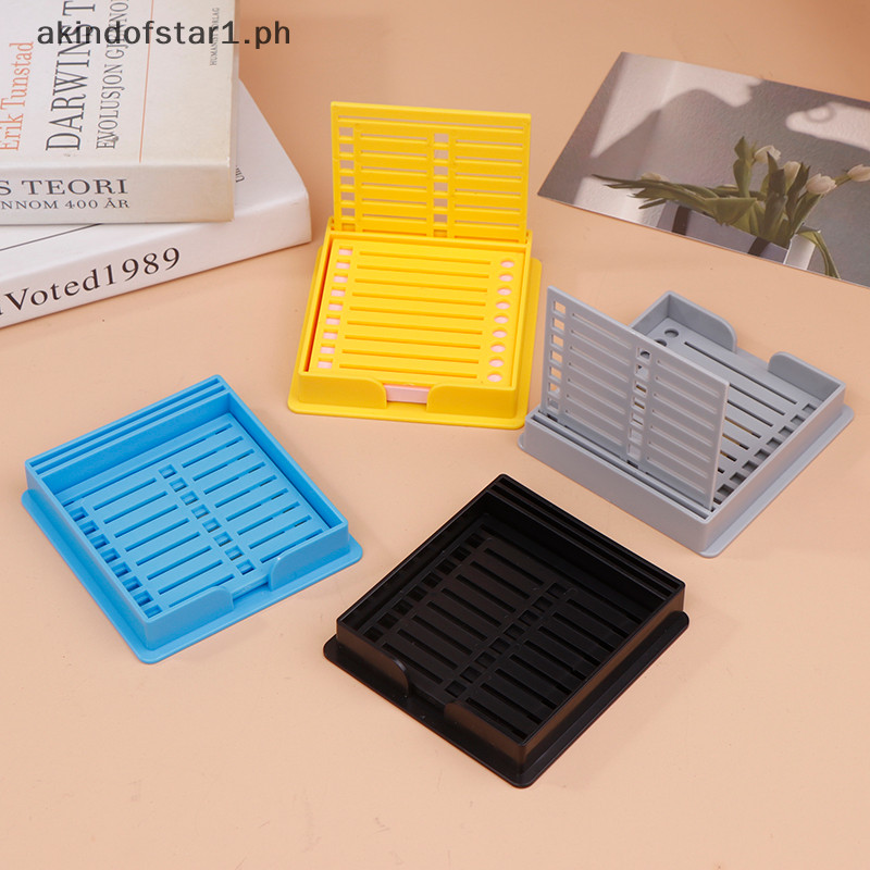 { New HG} Sticky Note Dispenser Home Desktop Sticky Note Holder With ...