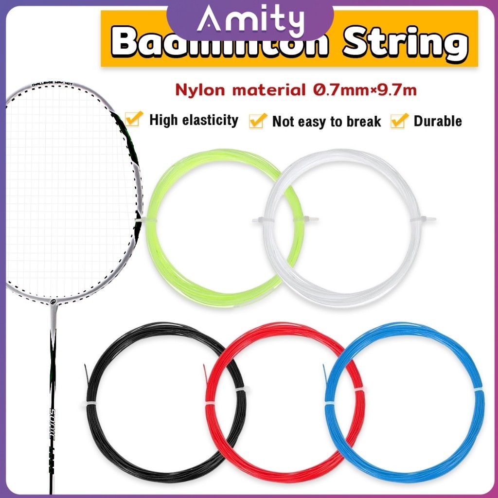 Amity Badminton String Durable Nylon Badminton Racket String Badminton ...