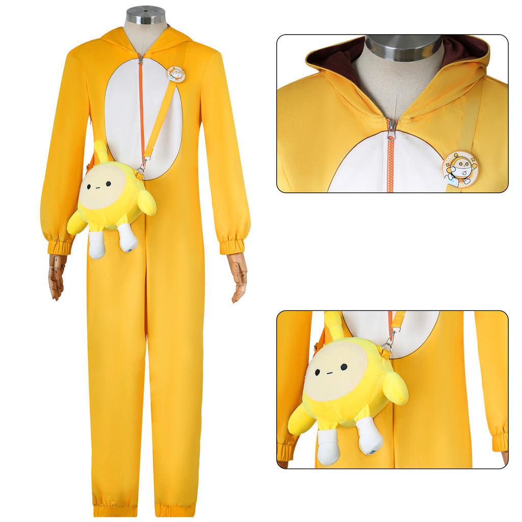 Identity V Cosplay egg yolk's good friend cosplay lucky yellow jumpsuit ...