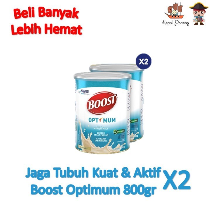 Boost Optimum 800 grams x 2pcs | Shopee Philippines