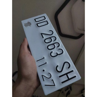Custom logo Variation Of Free Number Plate custom Sticker/Mtr Number ...