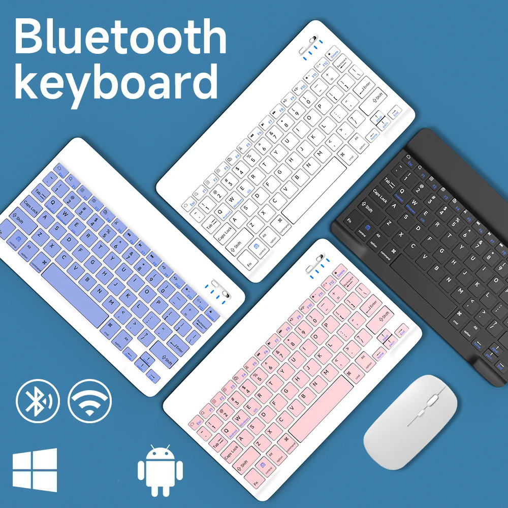 Rechargeable Keyboard Bluetooth 10inch Keyboard and Mouse for Redmi Pad ...