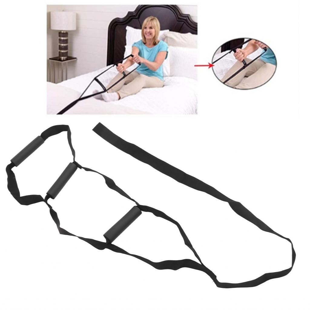 Xunb Bed Ladder Assist Strap With 3 Hand Grips Pull Up Helper And Sit ...