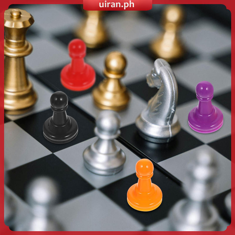 Board Game Pawn Chess Tokens Pieces Plastic Flight Small Desktop 32 Pcs ...