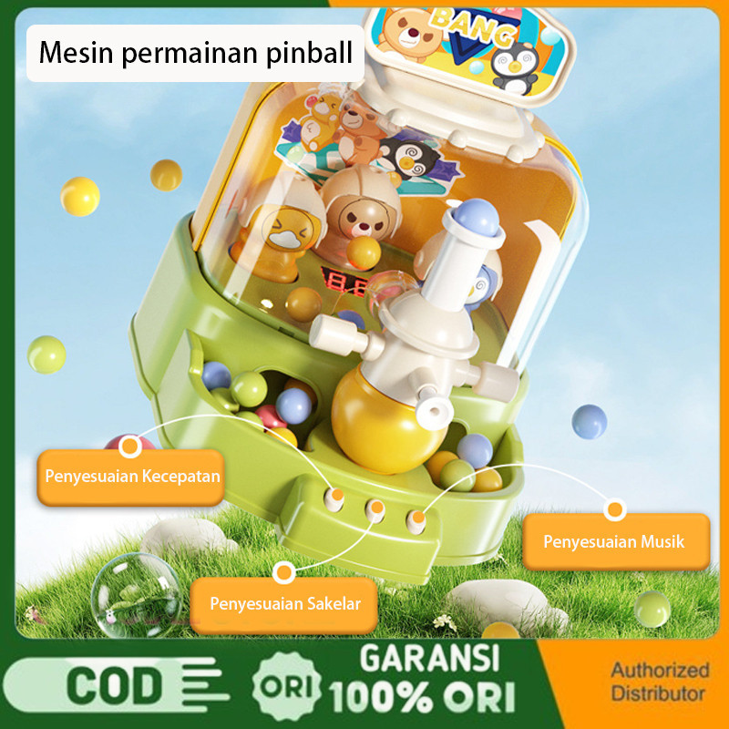 MESIN Diana Children's pinball Machine/Fun Toy pinball Machine/Marble ...