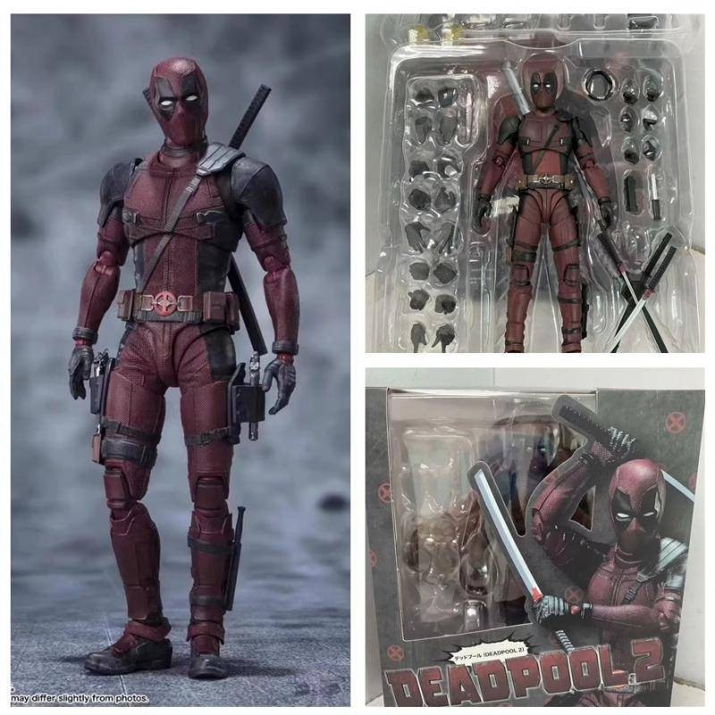 Marvel Universe DEADPOOL Deadpool 2 Cute SHF Deadpool Joint Mobile Doll ...