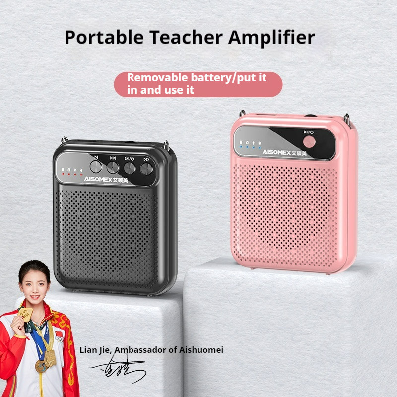 Mini Portable Voice Amplifier With Mic And Speaker For Teachers ...