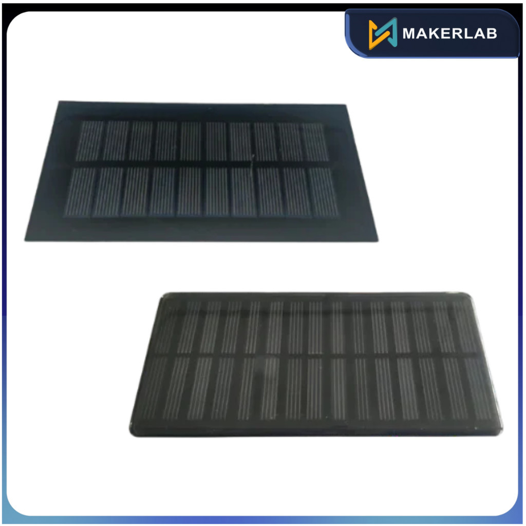 Epoxy Resin Solar Panel Polycrystalline 7.5V 100mA | 5V 200mA | Shopee ...