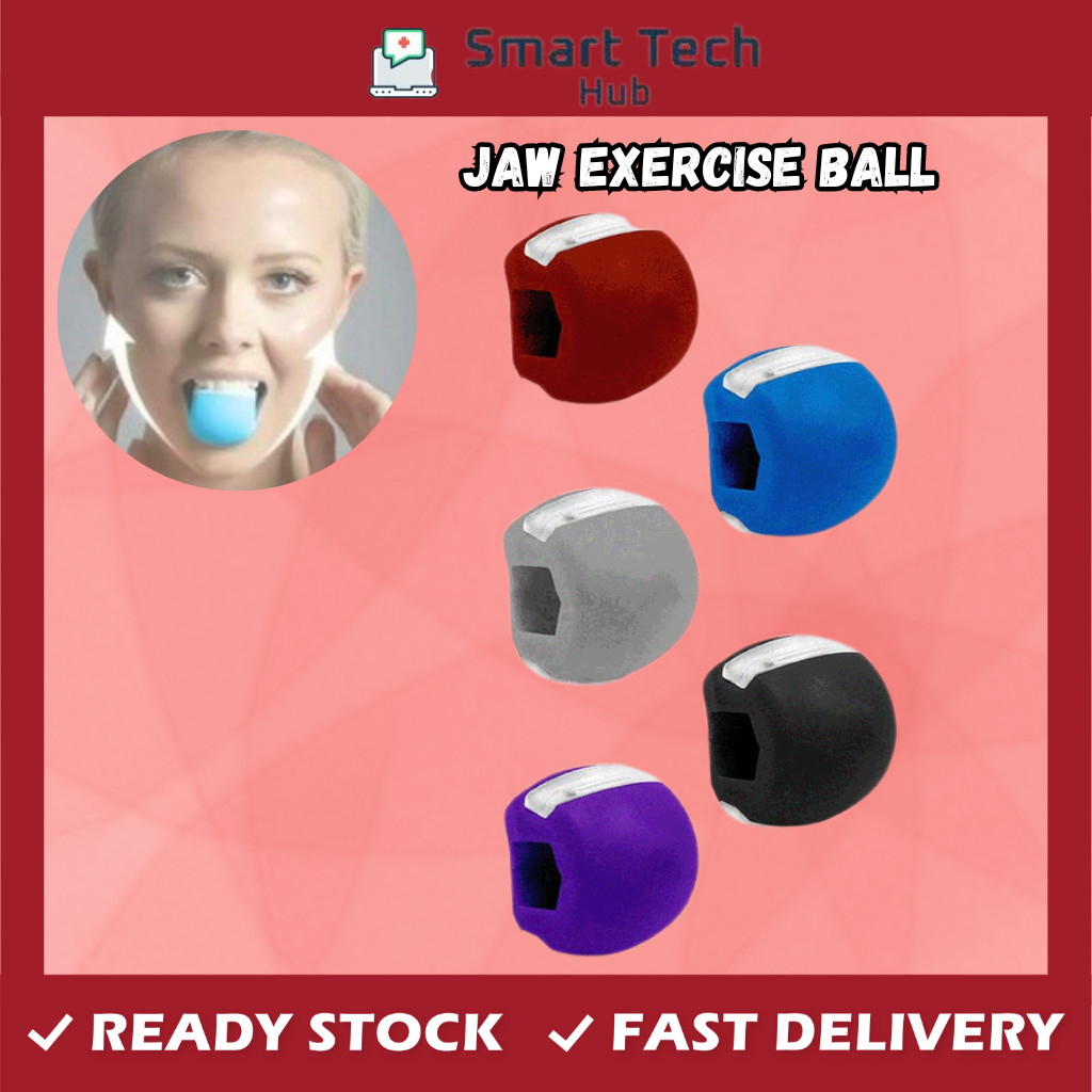 Neck Face Toning Muscle Exerciser Ball Jaw Exercise Ball Food-grade ...