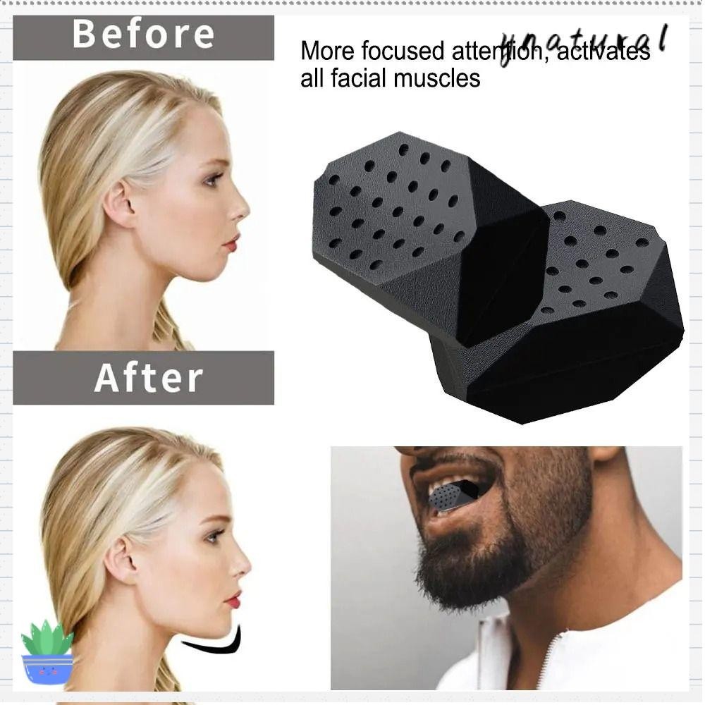 YNATURAL Jaw Exerciser, Portable Facial Chew Bite Muscle Redefine ...