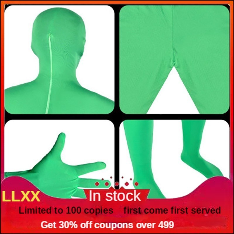 Photography Green Screen Body Suit Stretchable Invisible Effect Clothes ...