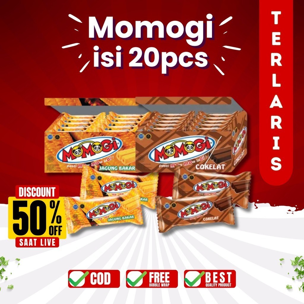 Momogi SNACK Chocolate/Grilled Corn/Cheese/Tutti Fruitti - 20pcs @5gr ...