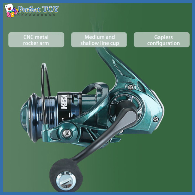 Perfect Spinning Fishing Reel Shallow Line Cup Double Bearing Micro ...