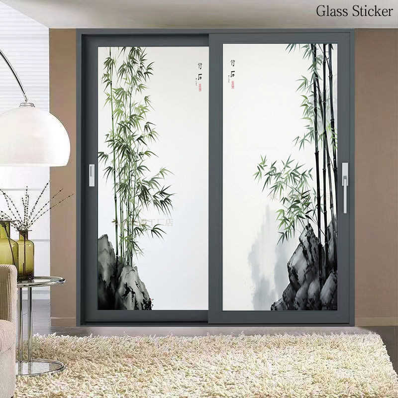 Translucent Opaque Electrostatic Frosted Sticker Bathroom Waterproof ...