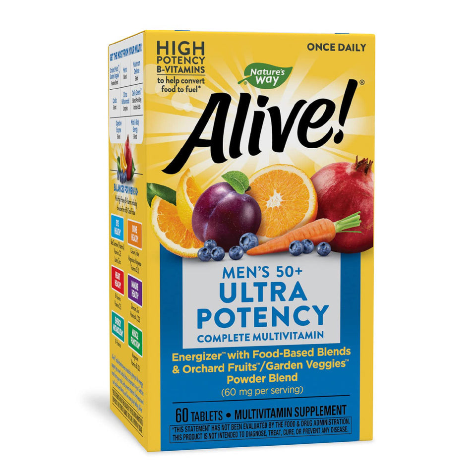 Nature's Way Alive Once Daily Men's 50 Plus Ultra 60 Tablets ...