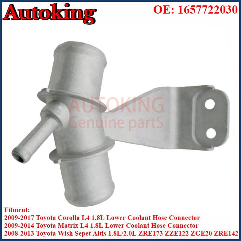 Aluminium Coolant Hose Connector Water Pipe For Radiator Rubber Hose ...